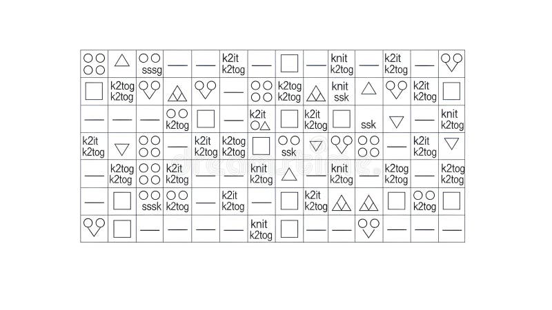 Knitting Triangle Stock Illustrations – 858 Knitting Triangle Stock ...