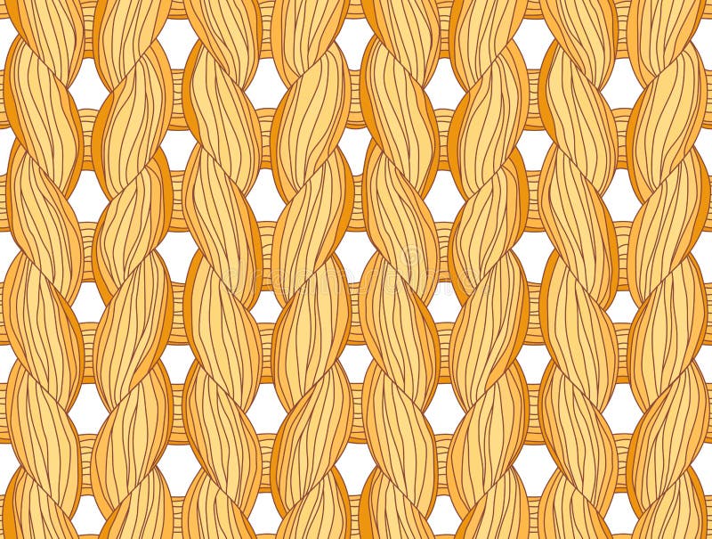 Knitting close-up stock vector. Illustration of interweaving - 55868656