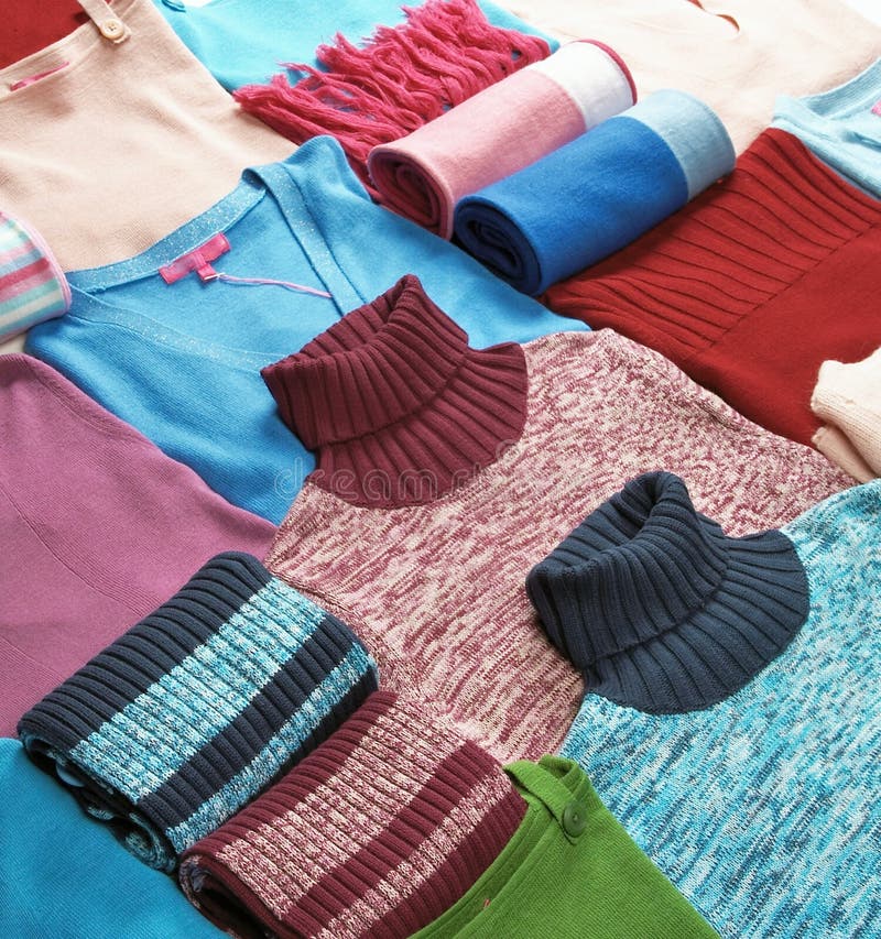 Knitting clothes stock image. Image of piled, shirt, clothes - 20272667