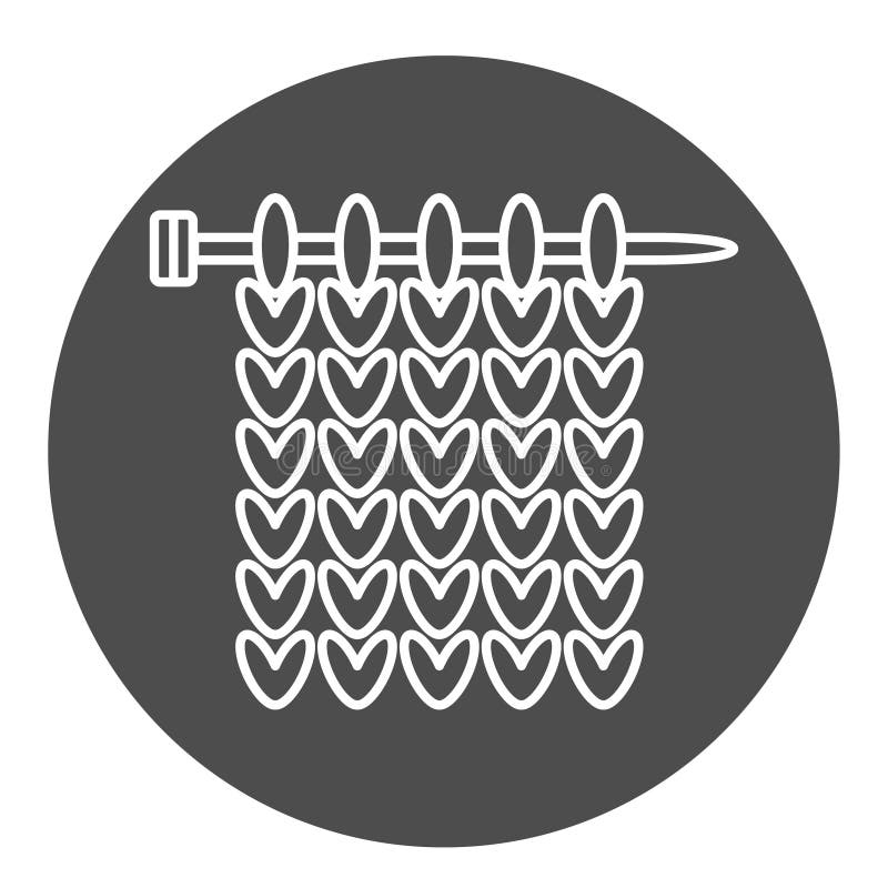 Knitting Icon. Hobby and Needlework Concept. Illustration, Logo Vector ...