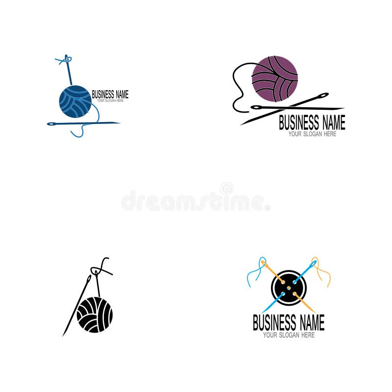 Knitting Icon and Symbol Vector Illustration Stock Vector ...