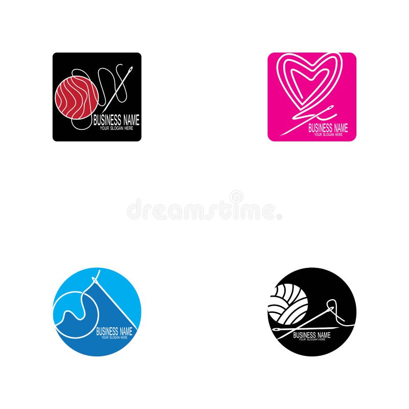 Knitting Icon and Symbol Vector Illustration Stock Vector ...