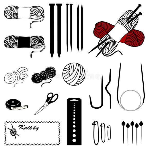 Knitting Clip Art Stock Illustrations – 1,757 Knitting Clip Art Stock ...