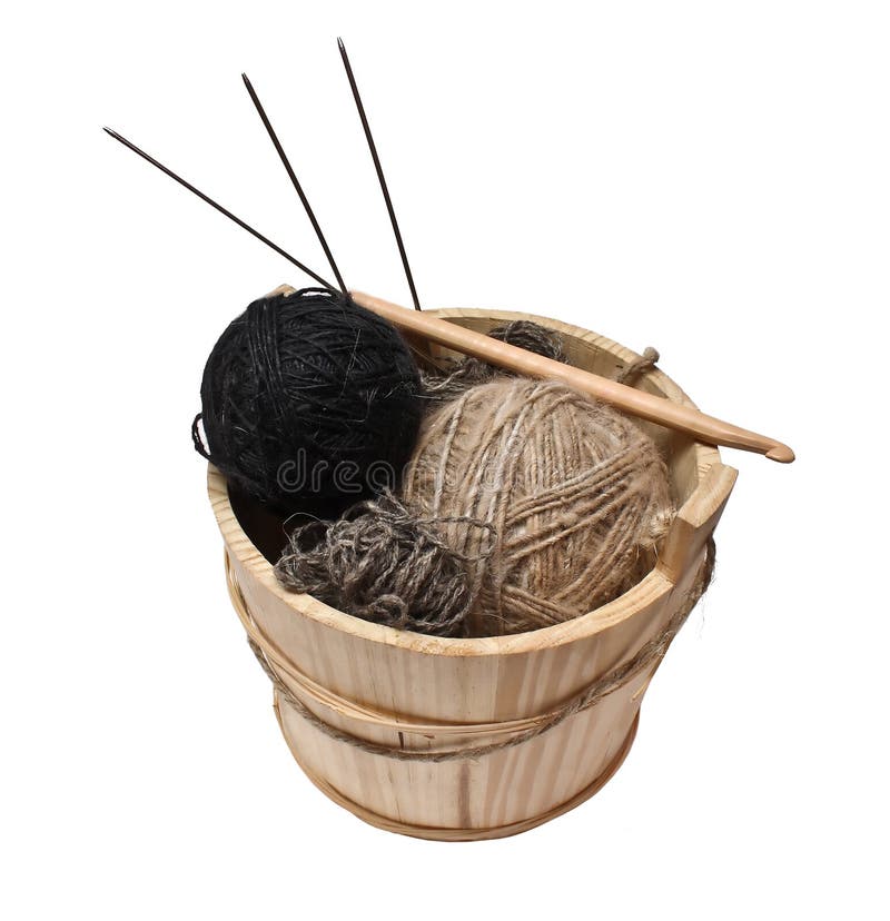 Knitting Kit stock image. Image of knitting, circle, material - 14919763