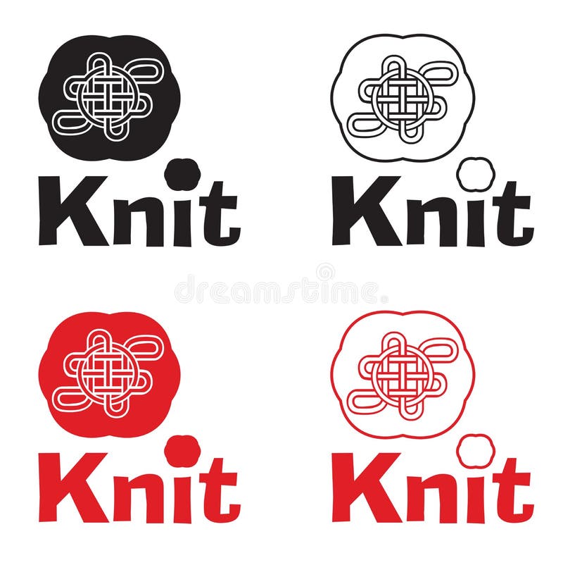 Knitting logo stock vector. Illustration of colorful - 23279294