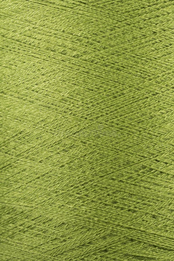 Green Wool Thread Spool Macro Close Up Stock Photo - Image of hemp ...