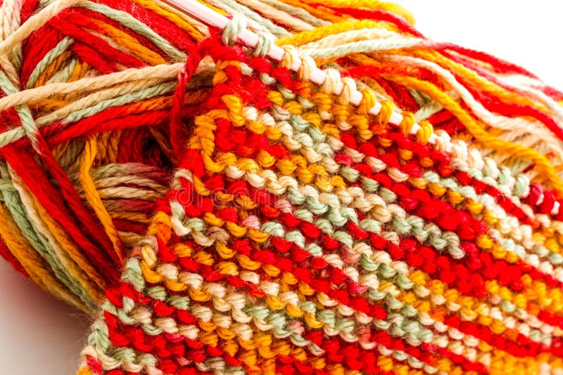 Knitting stock image. Image of stitches, handmade, stitch - 34488741