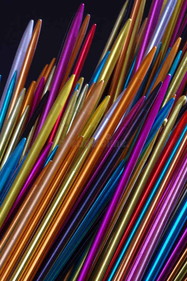 Knitting Needle Abstract Backgrounds 2 Stock Image - Image of needles ...