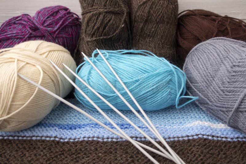 Knitting needles stock image. Image of multicolored - 112199637