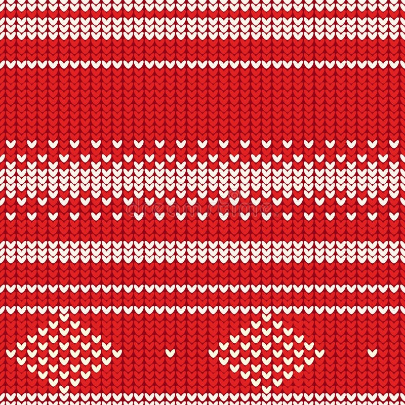 Knitting Pattern stock vector. Illustration of decoration - 47799779