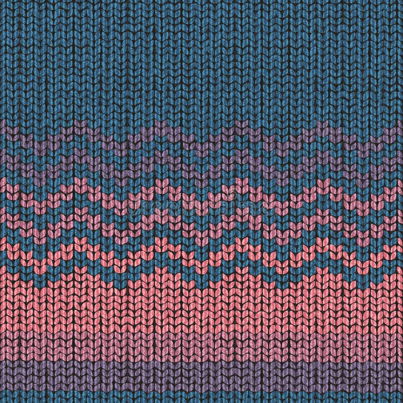 Knitting Pattern, Seamless Fabric Wool Texture Stock Vector ...