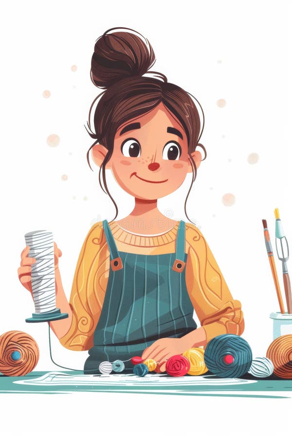 Knitting Process: Creating Cozy Items by Hand Stock Image - Image of ...