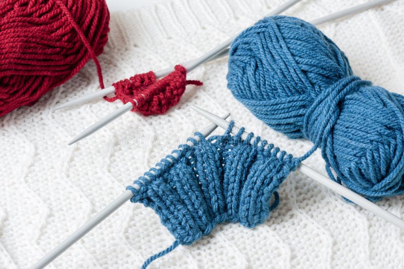 Knitting product stock image. Image of textile, hank - 190830263