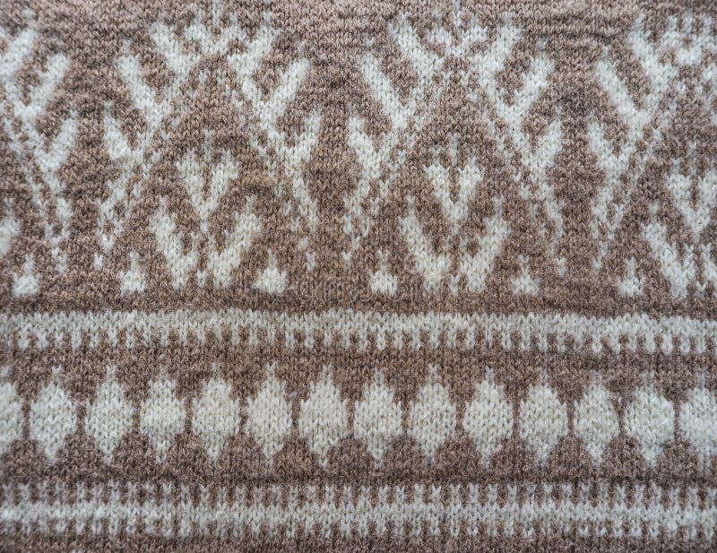 Knitting. Structure and Pattern of Fabric. Stock Photo - Image of ...