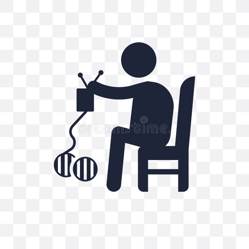 Knitting Transparent Icon. Knitting Symbol Design from Activity Stock ...
