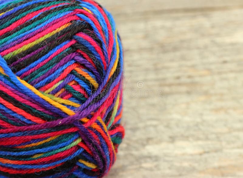 Knitting wool stock image. Image of leisure, knitting - 196547419