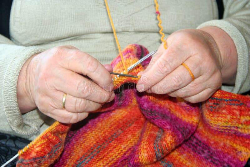 Knitting wool stock photo. Image of craftsmanship, finger - 31577278