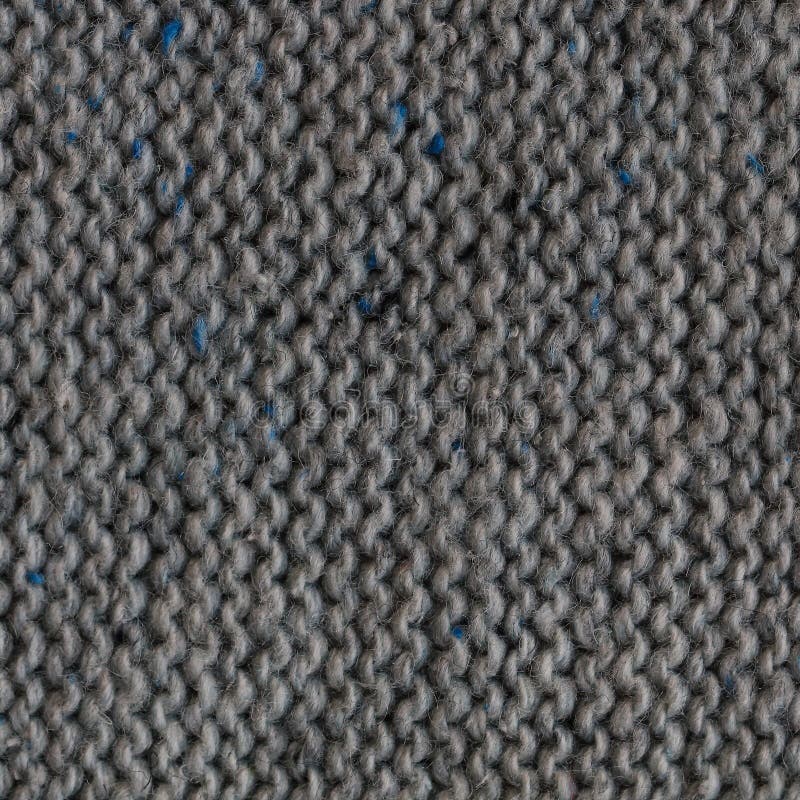 Grey Knitting Wool Texture for Pattern and Background Stock Photo ...