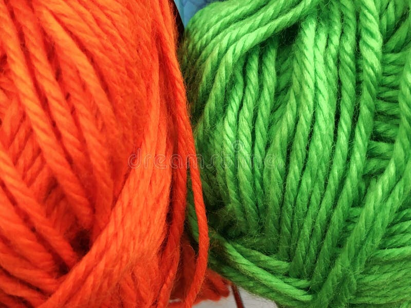 Knitting Wool and a Woolen Ball - As a Concept of Hobby and Creativity ...