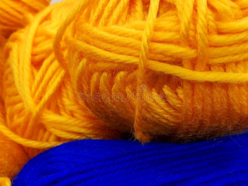 Knitting Wool and a Woolen Ball - As a Concept of Hobby and Creativity ...