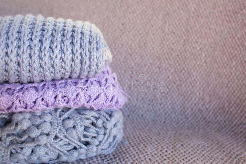 Knitting clothes stock image. Image of coziness, shades - 139710327