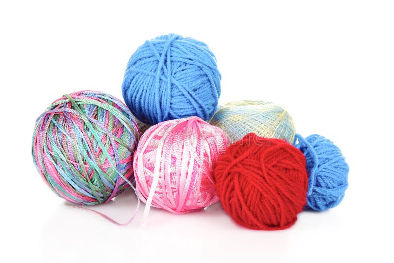 Knitting yarn stock photo. Image of skein, stitch, beautiful - 18881320