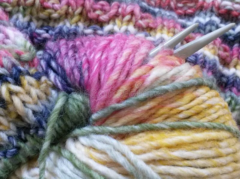 Rainbow wool stock photo. Image of colors, closeup, rainbow - 26835446