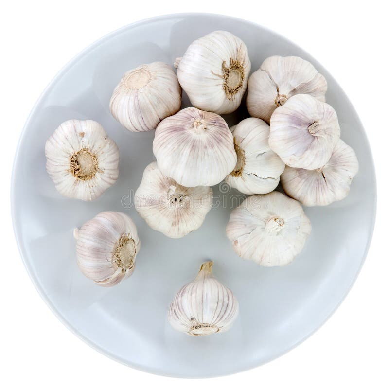 Knoblauchzehe Auf Weißem Hintergrund Stockbild - Bild von nelke ...