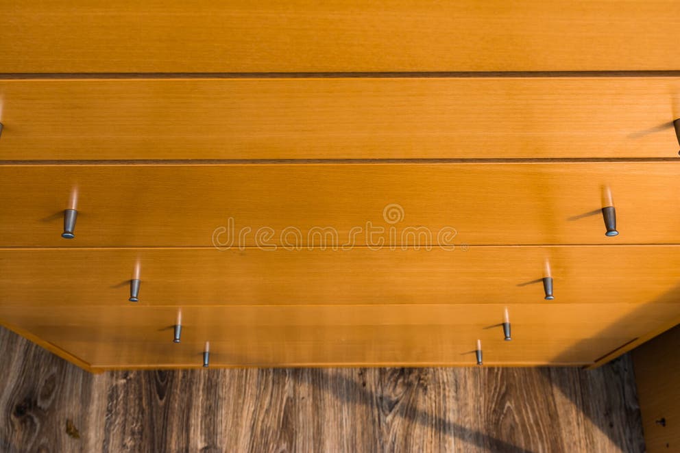 Knobs of Wooden Dresser Drawer Texture Pattern Background Stock Image ...