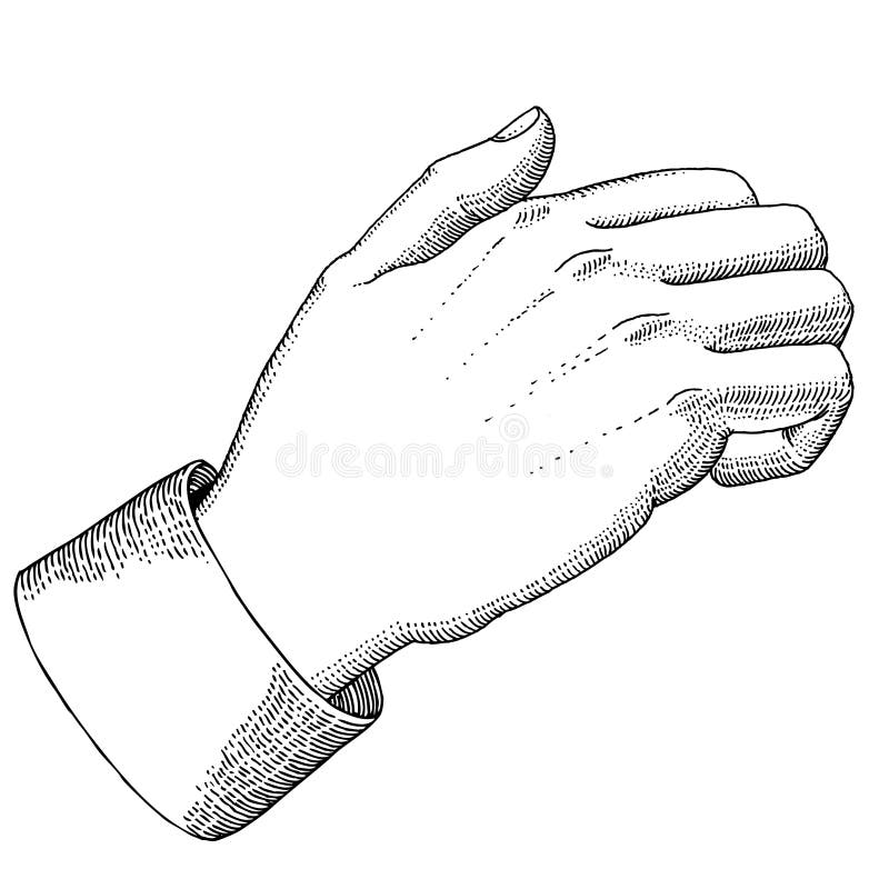 Hand Knocking Stock Illustrations – 342 Hand Knocking Stock ...