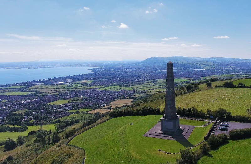 Knockagh War Monument stock image. Image of northern - 147438703