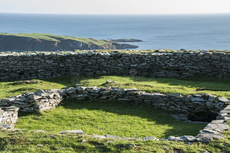 Knockdrum Stone Fort stock image. Image of cove, fort - 48672437