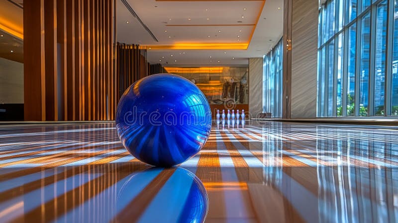 Knocking Down Pins Using a Bowling Ball for Enjoyment and Competitive ...