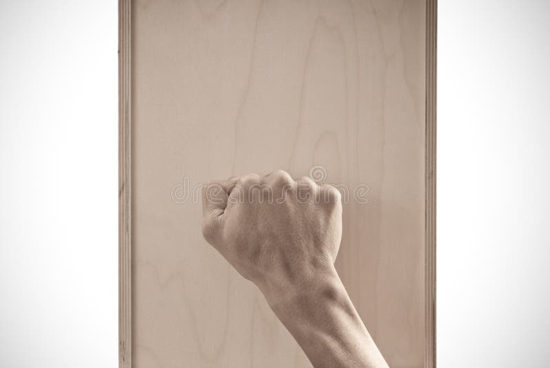 Knocking on Wood stock image. Image of phrase, superstition - 18482105
