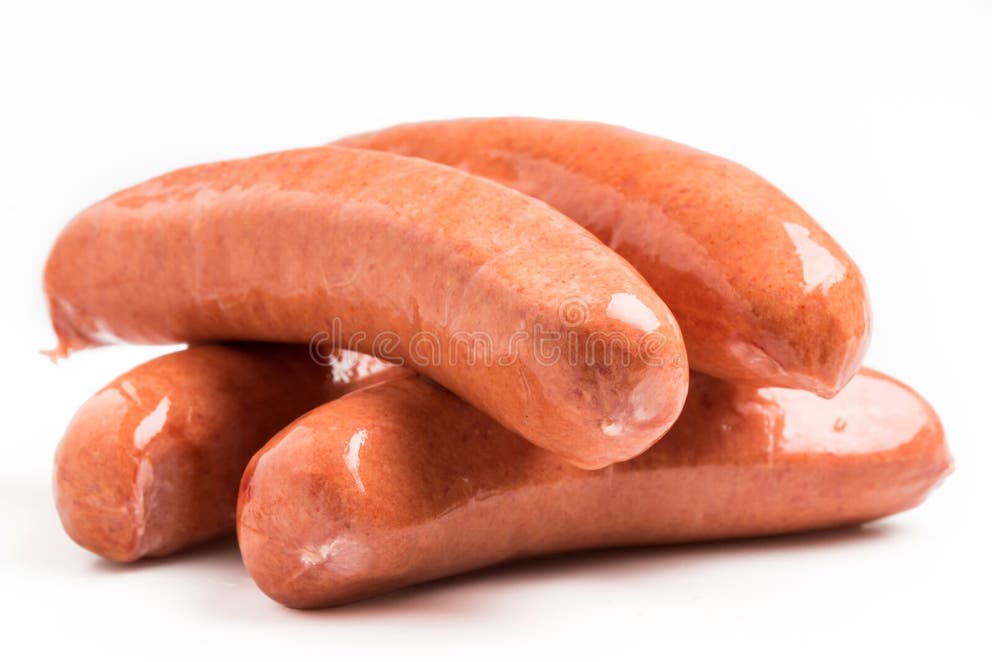 Knockwurst german sausages stock photo. Image of indoors - 38377470