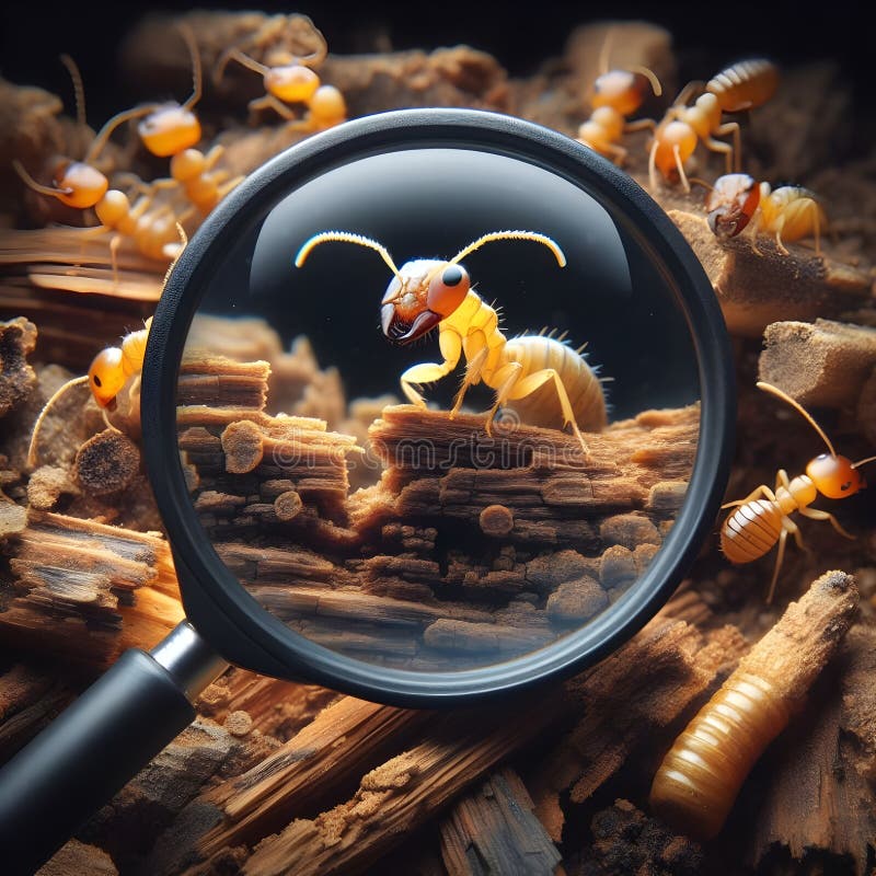 Knolling Photography of an Insect on the Surface Ground in the ...