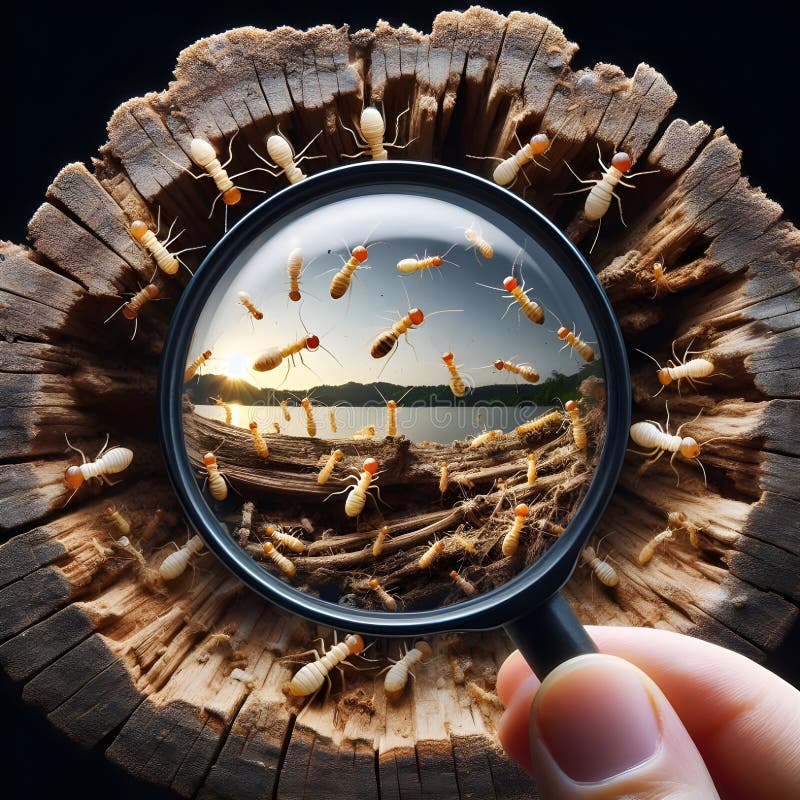 Knolling Photography of an Insect on the Surface Ground in the ...