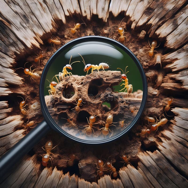 Knolling Photography of an Insect on the Surface Ground in the ...