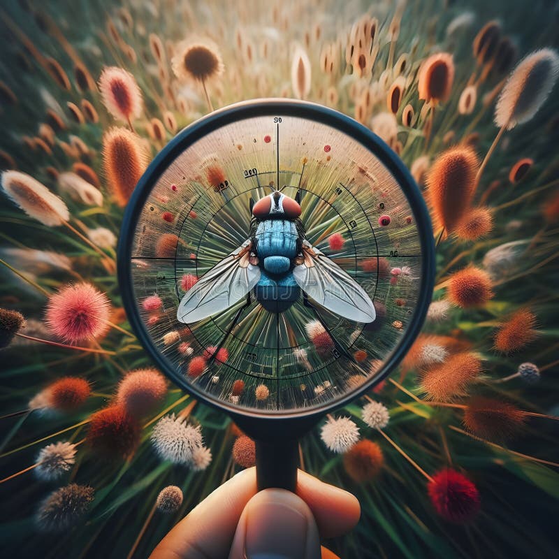 Knolling Photography of an Insect on the Surface Ground in the ...