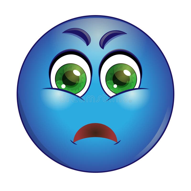 Knorrige Emoticon Vector Illustratie Op Witte Achtergrond Vector ...