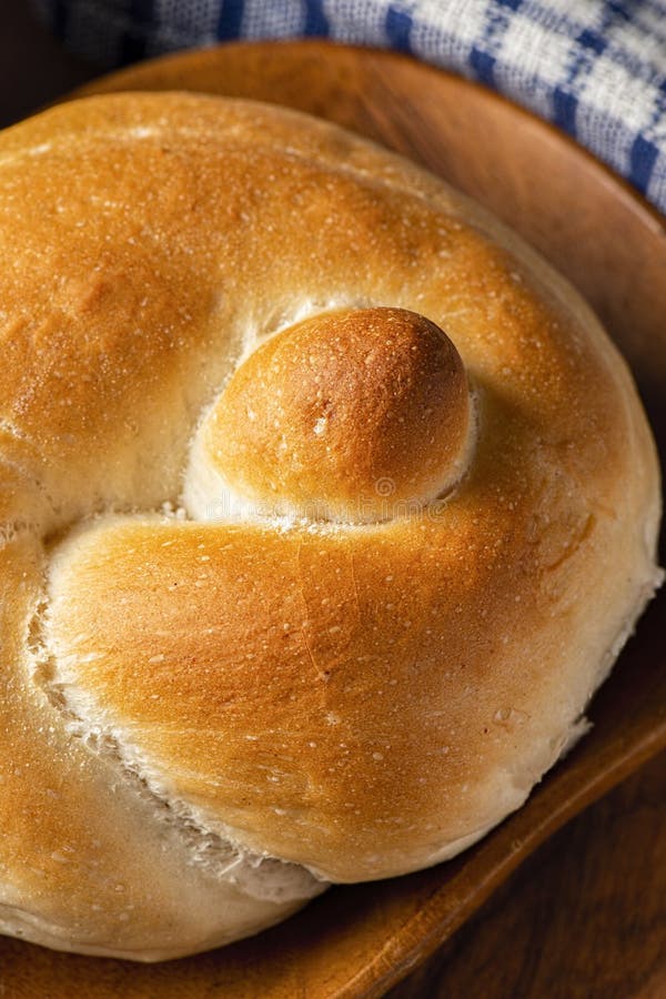 Knot Bread Roll stock photo. Image of breakfast, dough - 208561658