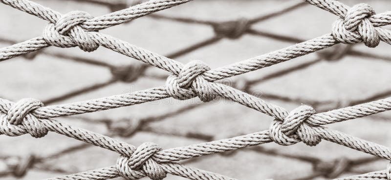 Knot Connected on Rope with Shadow Stock Image - Image of white, rope ...