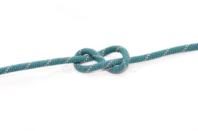 Knot on rope stock photo. Image of boating, climbing - 12241266