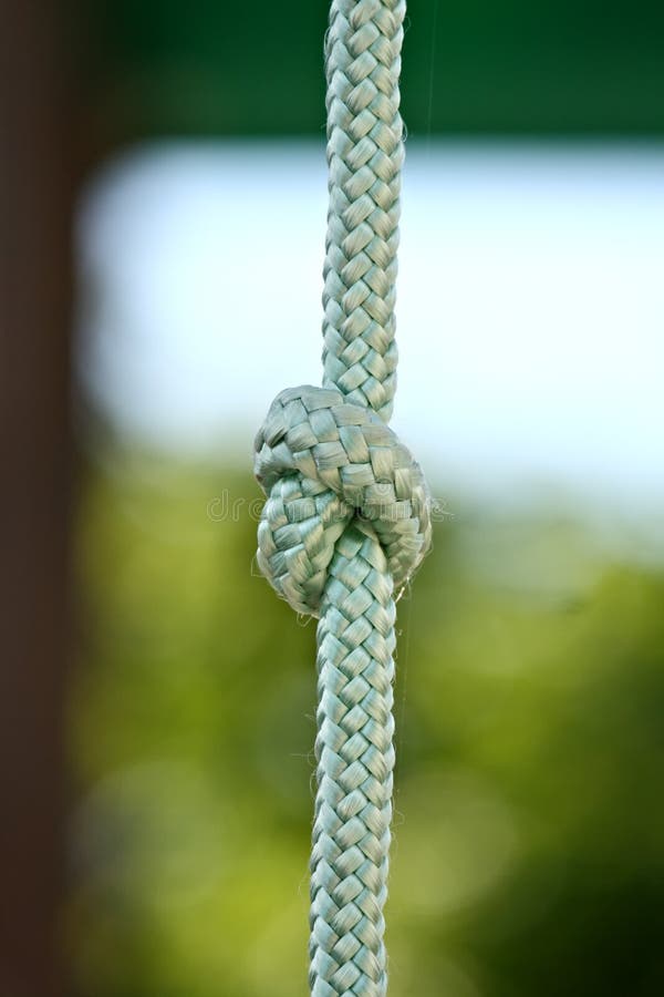 Knot on rope stock photo. Image of bind, cording, fastening - 23394450