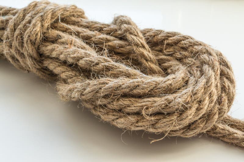 Rope made of flax stock photo. Image of backdrop, flax - 86342886