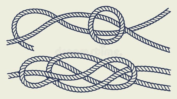 Knot Rope Symbol Vector Illustration, Vector Design Generative AI Stock ...