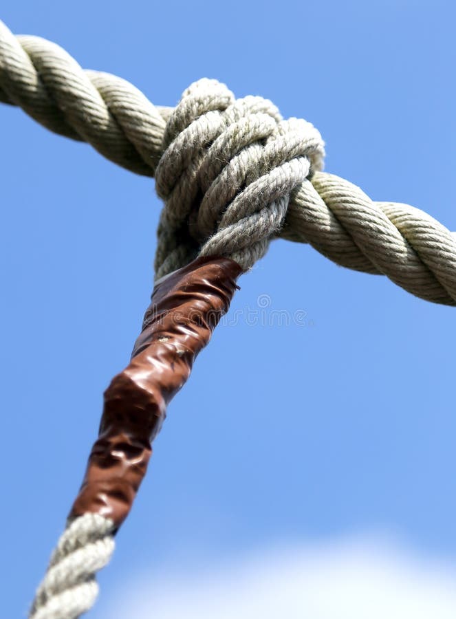 Big Knot Sturdy Rope Stock Photos - Free & Royalty-Free Stock Photos ...