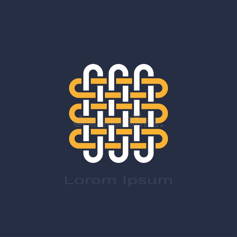 Knot symbol stock vector. Illustration of internet, orange - 44147037