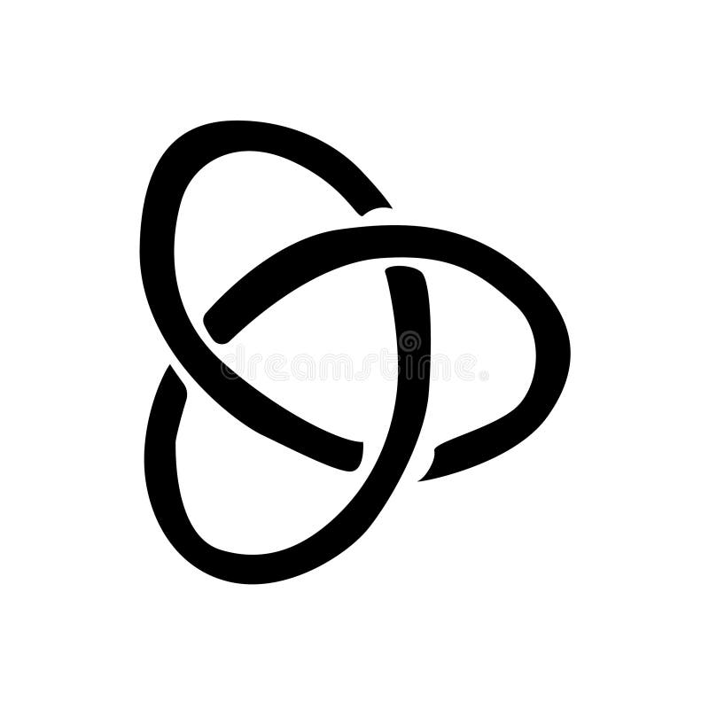 Knot Theory. a Black and White Image of an Infinity Symbol Conveys Its ...