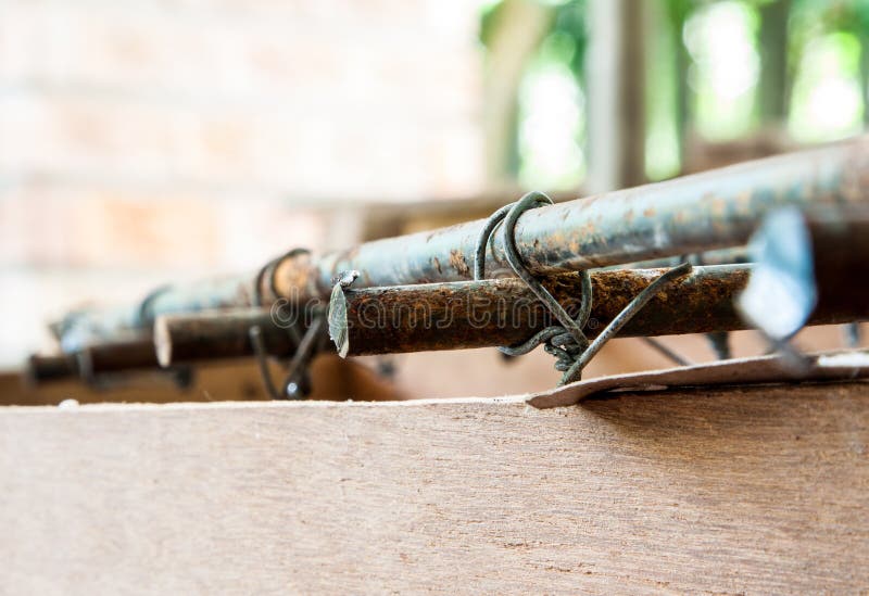 Knot wire colored plastic stock image. Image of tail - 26129665